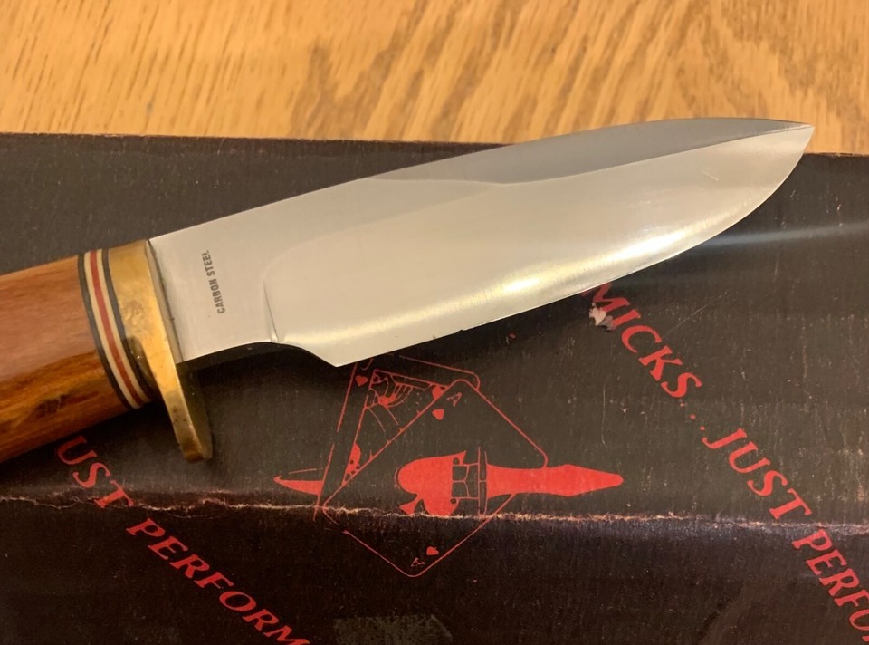 VINTAGE BEAUTIFUL BLACKJACK NWTF CHESTNUT LONGBEARDS KNIFE NEVER USED ...