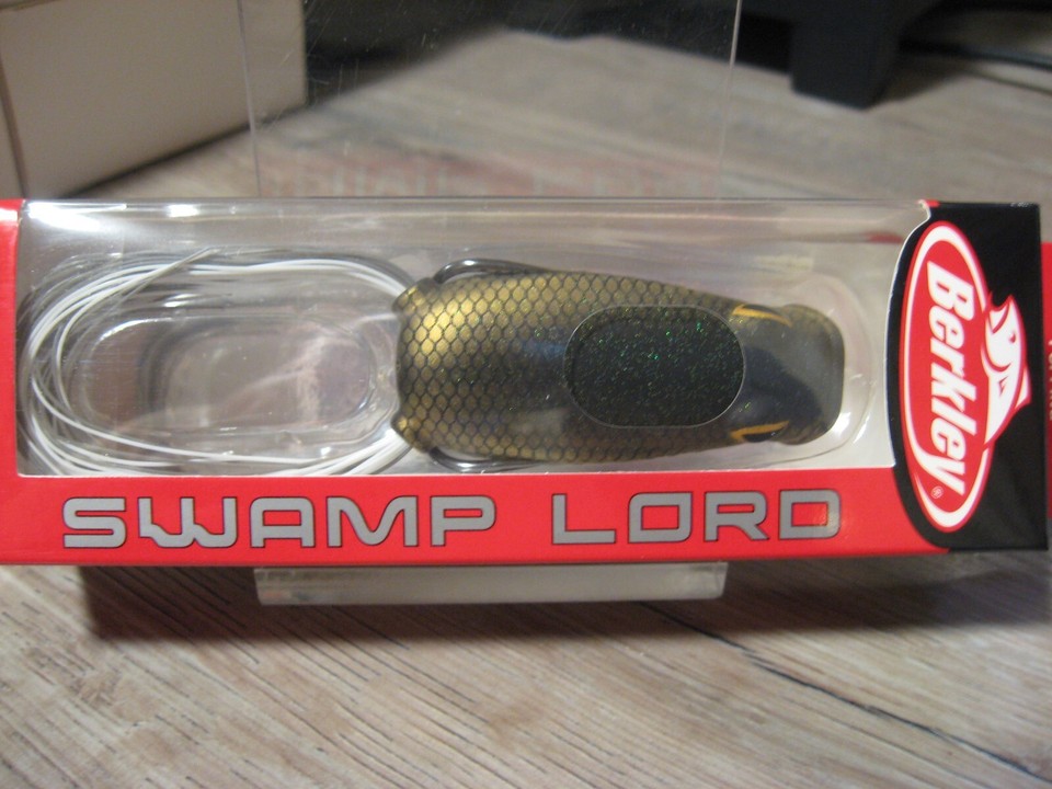 Berkley 2.4" Swamp Lord Popper Frog Top Water Fishing Lure - 2/3 Oz ...