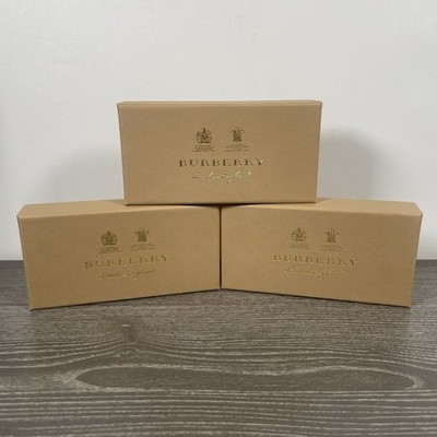 3 x Burberry Genuine Empty Boxes | Gift / Display | Gold Writing | 15 ...