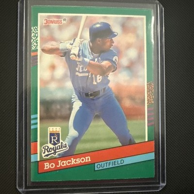 1991 Donruss #632 Bo Jackson Error Baseball Card Rare | eBay