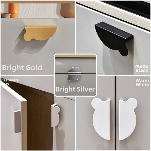 Modern Aluminum Alloy Bear Handle Cabinet Pulls Drawer Handles with ...