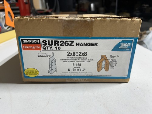 Simpson Strong-Tie SUR26Z - 2 x 6-Inch Joist Hanger Skewed Right ZMAX ...