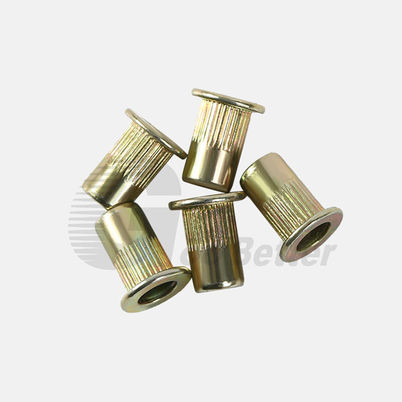 Rivet Nuts Flange Flat Countersunk Head Nut Color Zinc Plated Threaded ...