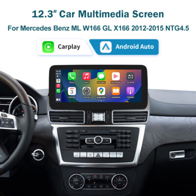 NEW For Benz ML W166 GL X166 Wireless Carplay Car Stereo Multimedia ...