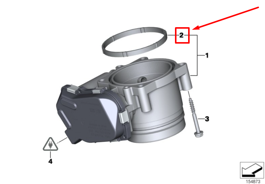 BMW 2 Coupe F87 Throttle Body Gasket 13547582931 7582931 NEW GENUINE | eBay