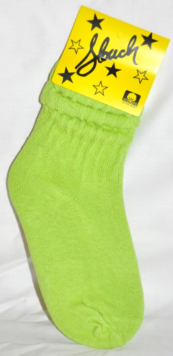 Neon Lime Green Socks