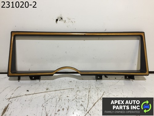 OEM 1990 Cadillac Allante Trim Instrument Cluster Bezel Finish ...