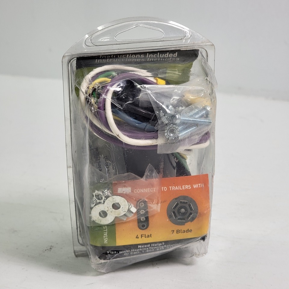 Hopkins Towing Solutions 47185 Multi-Tow 4 Flat to 7 Blade and 4 Flat ...