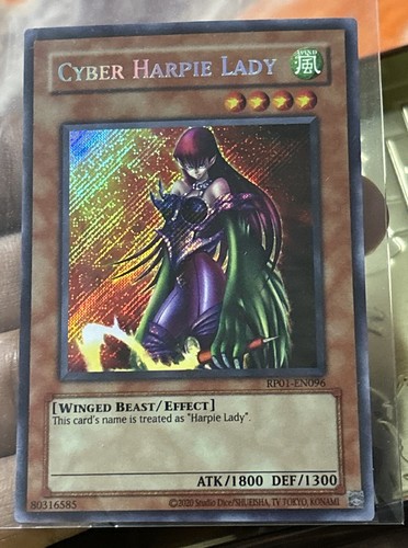 Yu-Gi-Oh! TCG Cyber Harpie Lady Retro Pack RP01-EN096 Unlimited Secret ...