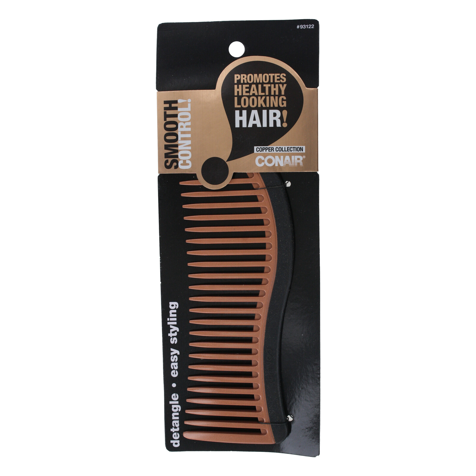 Conair Copper Collection Easy Styling Detangle Smooth Control 7 Inch ...