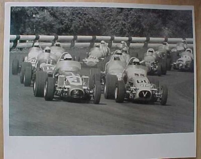 Al Unser Greg Weld 1969 USAC Start Golden State 100 Sacramento Original ...