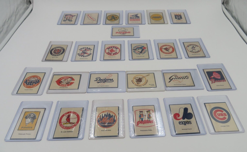 Vintage 1977 MLB Baseball 7-11 Cloth Patches - Complete Set of (27 ...
