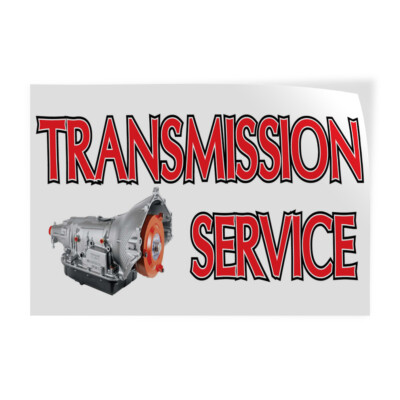 Decal Stickers Transmission Service Auto Car Vehicle C Vinyl Store Sign ...