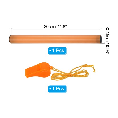Relay Track Baton Plastic Race Running Stick Athletics with Whistle ...