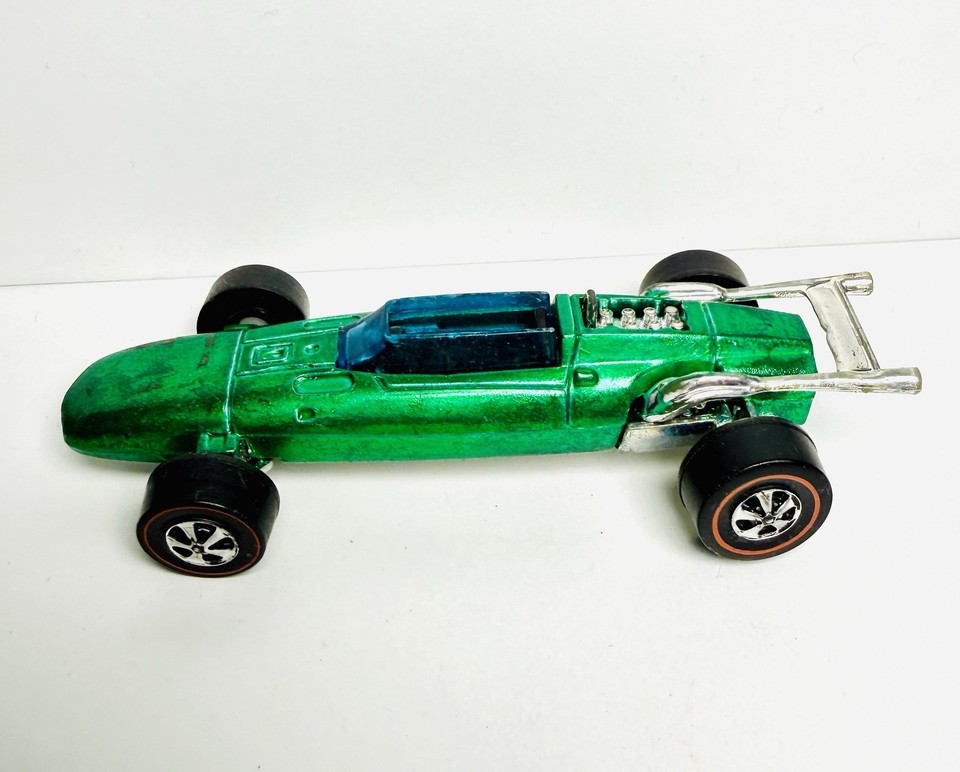 Hot Wheels Redline 1969 Indy Eagle Green Grand Prix Car Made In Hong ...