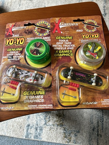Variflex Team Losi Yo-Yos: 2 X-Games Packs With Digit Deck Skate Board ...