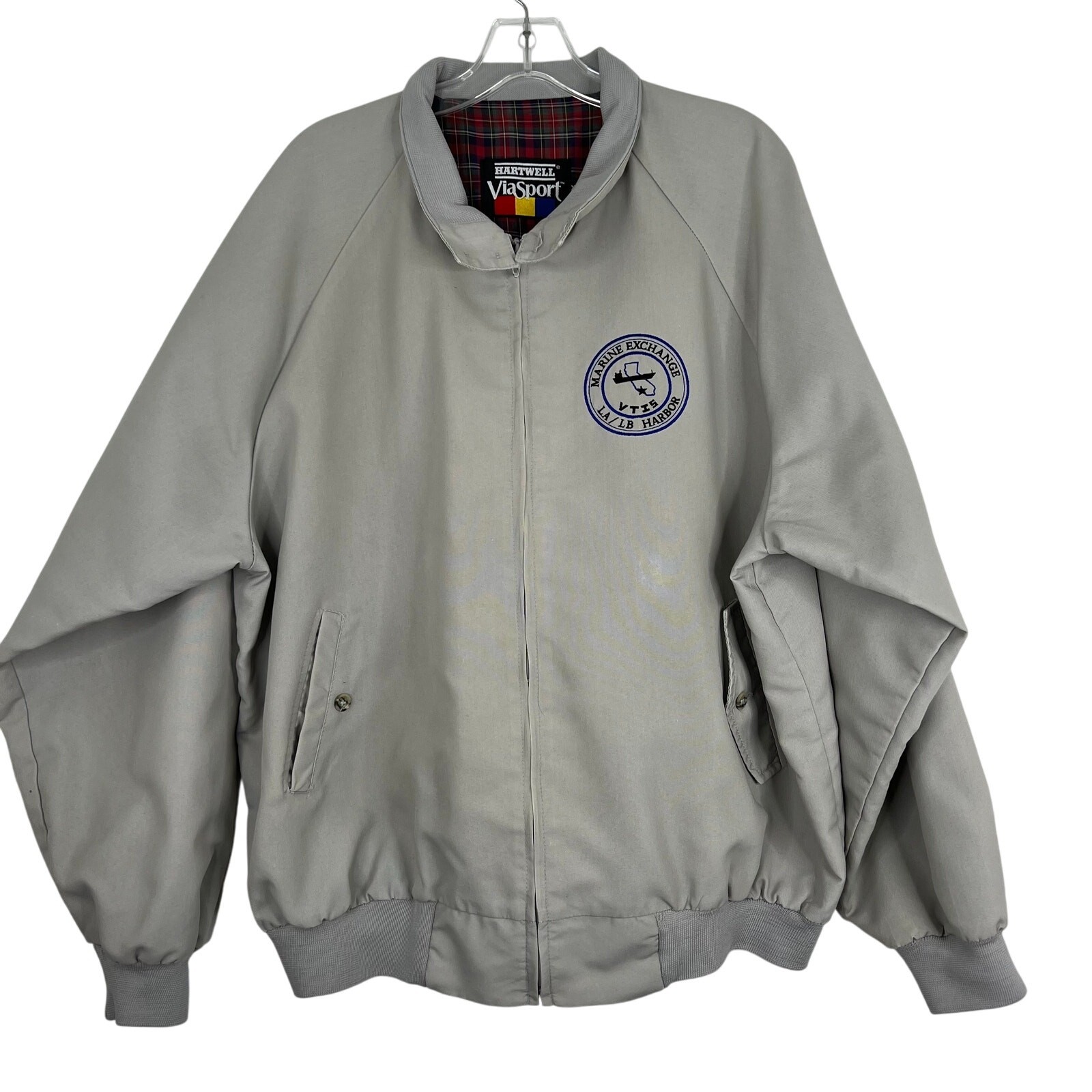 HARTWELL Via Sport Vintage Harrington Men's Jacket Fu… - Gem
