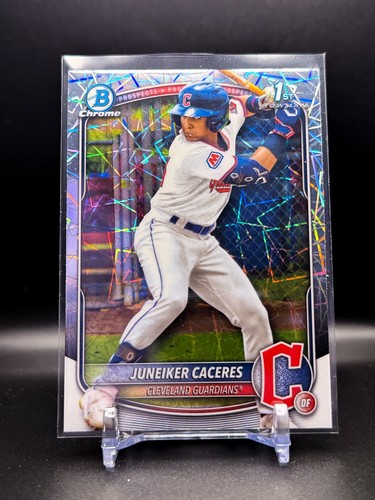 2025 Bowman Chrome - Juneiker Caceres / Guardians (1st) #BCP-231 ...