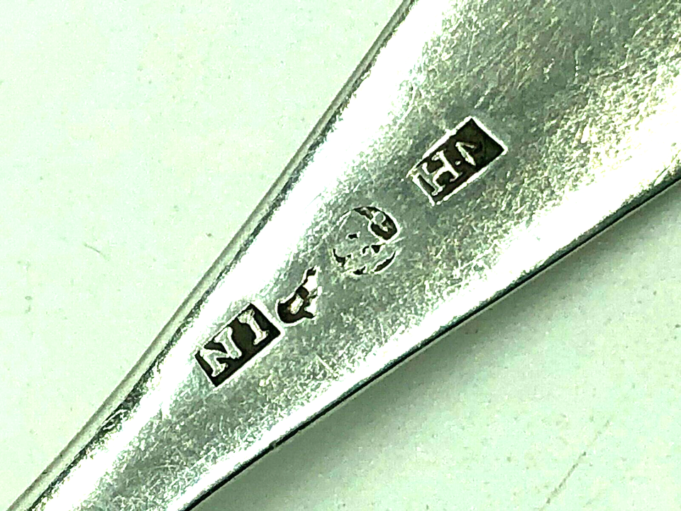 Sweden Gammal Fransk Early 1800s Sterling Silver Tea Spoon 5" Antique ...