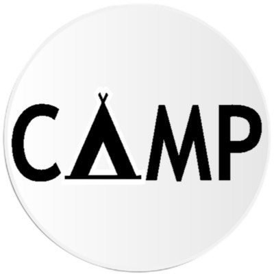 Camp - Circle Sticker Decal 3 Inch - Camping Tent Travel Explore | eBay