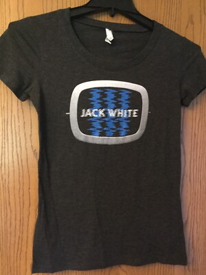 Jack White. Shirt. Gray. Ladies Cut. M | eBay