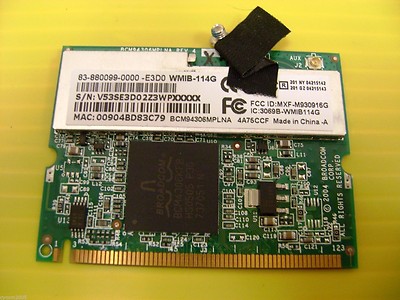 GATEWAY 7426GZ WiFi Card WMI-114G - WMIB-114G | eBay