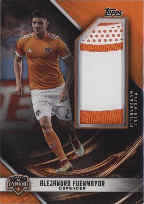 2019 Topps MLS - Jumbo Relics Alejandro Fuenmayor #JR-AF Orange /25 ...