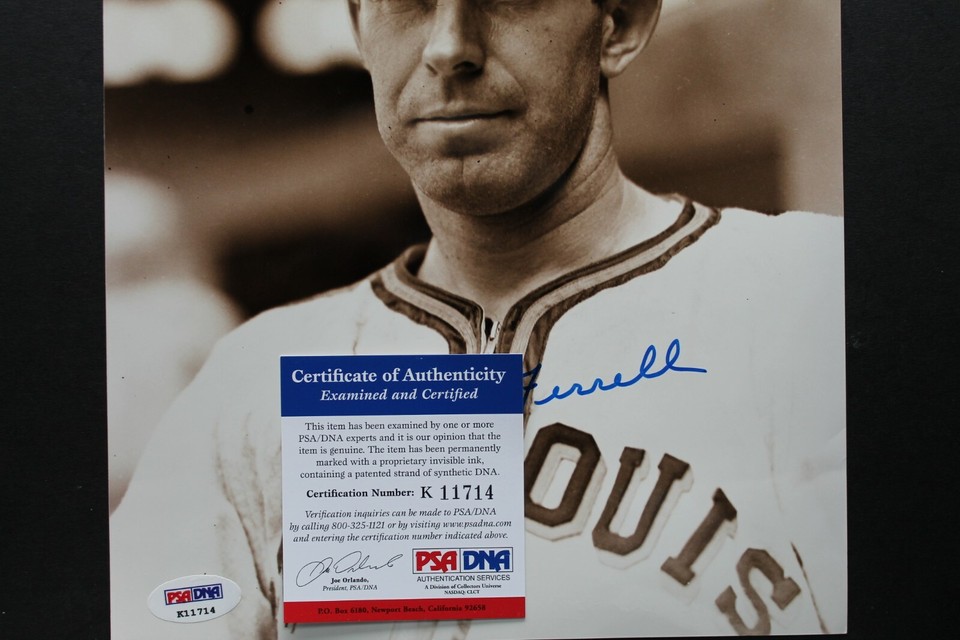 Rick Ferrell (d.1995) HOF St Louis Browns Autographed 8x10 Signed Photo ...