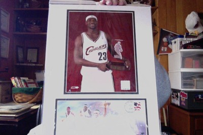 LEBRON JAMES 2004 NBA ROOKIE 12 X 16 MATTED POSTER - PHOTO & POSTAL ...