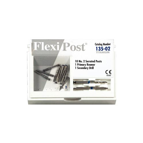 Essential Dental Systems 135-02 Flexi-Post Titanium Posts #2 Parallel ...