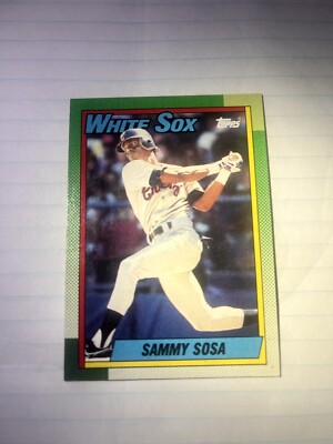 1990 Topps Sammy Sosa Rookie Card #692 with Error! RARE | eBay
