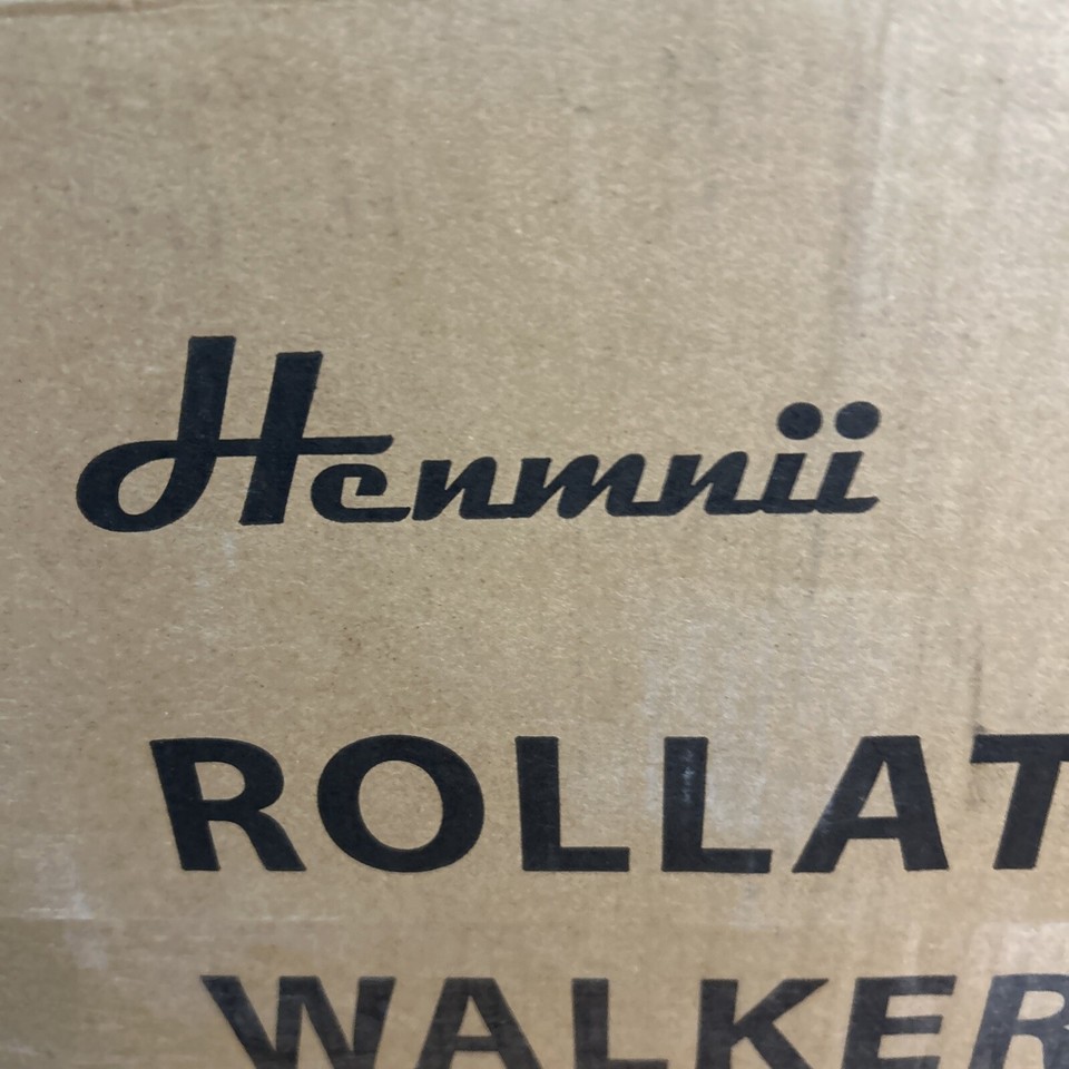 Rollator Walker, Lightweight Foldable All Terrain Henmnii, 8" Rubber ...