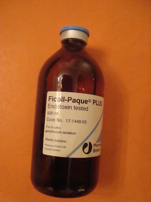 Ficoll-Paque PLUS 17-1440-03 500 ml Sterile Cell Isolation Medium *NOTE ...