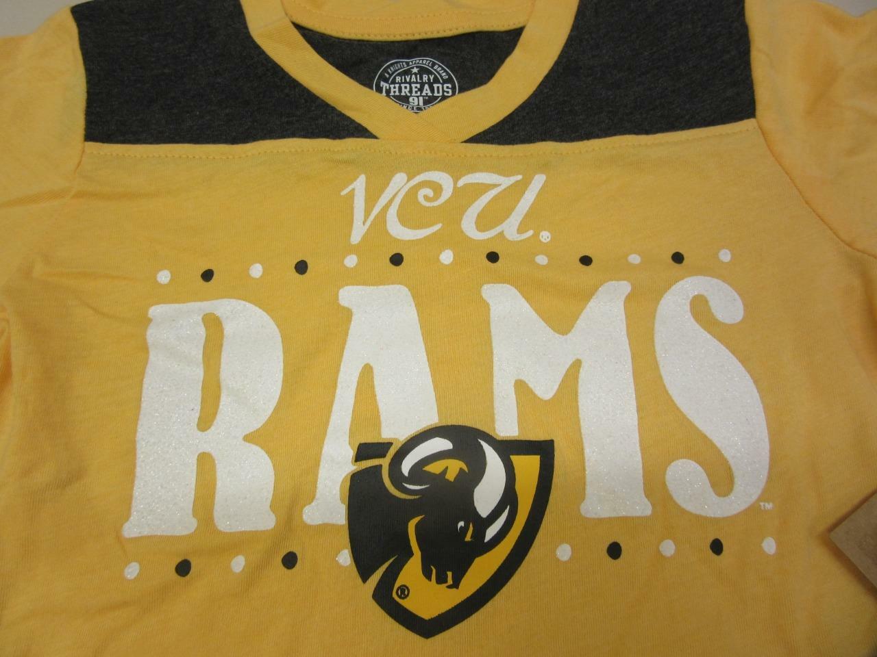 NCAA Girls' Heather Fashion T-Shirt VCU Rams Rivalry Threads Size XS 4/ ...