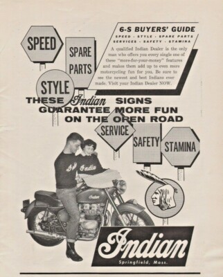 1955 Indian Motorcycle, Springfield, Massachusetts - Vintage Motorcycle ...