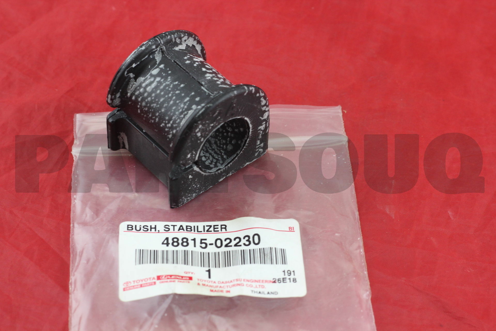 4881502230 Genuine Toyota BUSH, FRONT STABILIZER BAR, RH/LH 48815-02230 ...