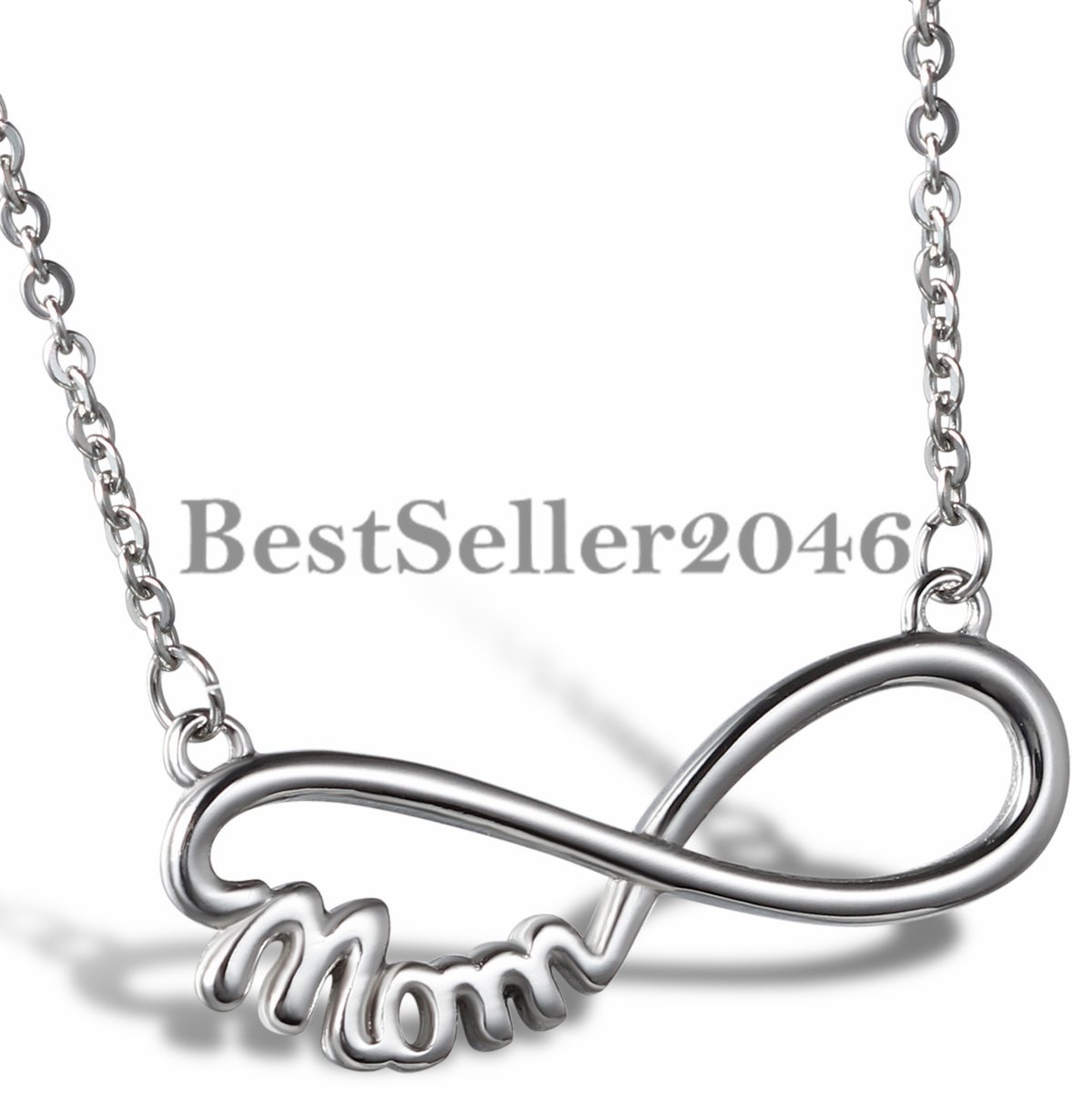 Infinity Symbol Love Charm Stainless Steel Women's Ladies Girls Pendant ...