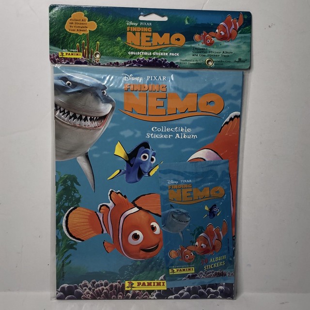 Disney Finding Nemo Panini Sticker Album Book Sealed Brand New Dory ...