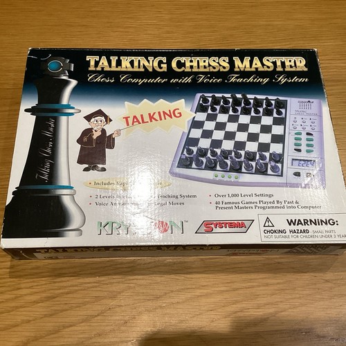 Systema Talking Chess Master Computer Krypton Vintage Electronic Boxed Working | eBay UK