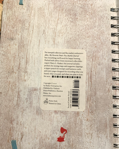 MY FAVORITE FINDS: FLEA MARKET JOURNAL By Harry L. Rinker **LIKE NEW ...