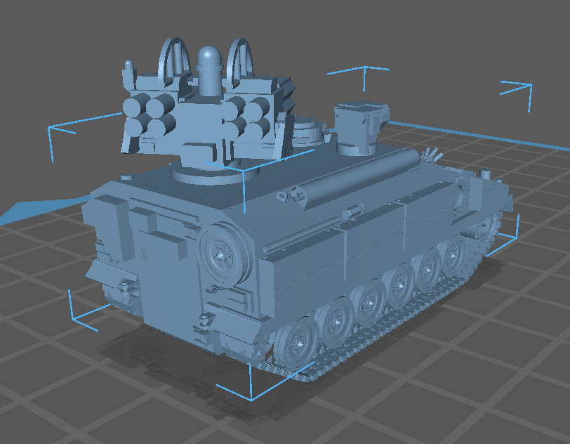 British Army STORMER HVM model resin 3D printed in GREY multiple scales ...