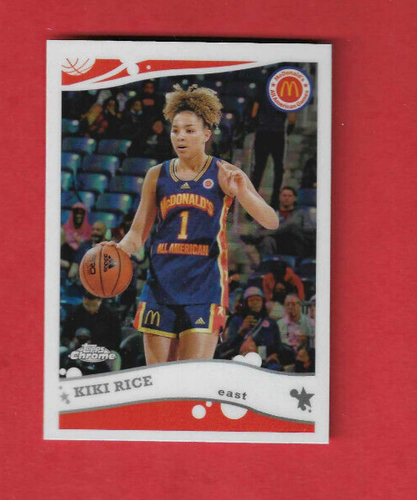 Topps 2022 McDonald's All American Chrome Basketball Insert Kiki Rice ...