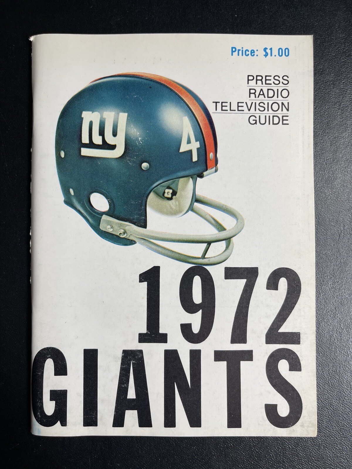 1972 NEW YORK GIANTS MEDIA GUIDE Yearbook NORM SNEAD RON JOHNSON NFL NM+ | eBay