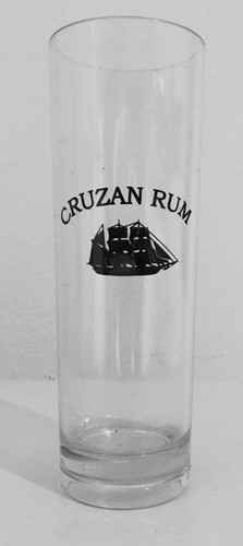 Cruzan Rum Collins Glasses Set Of 3, 7” Tall | eBay
