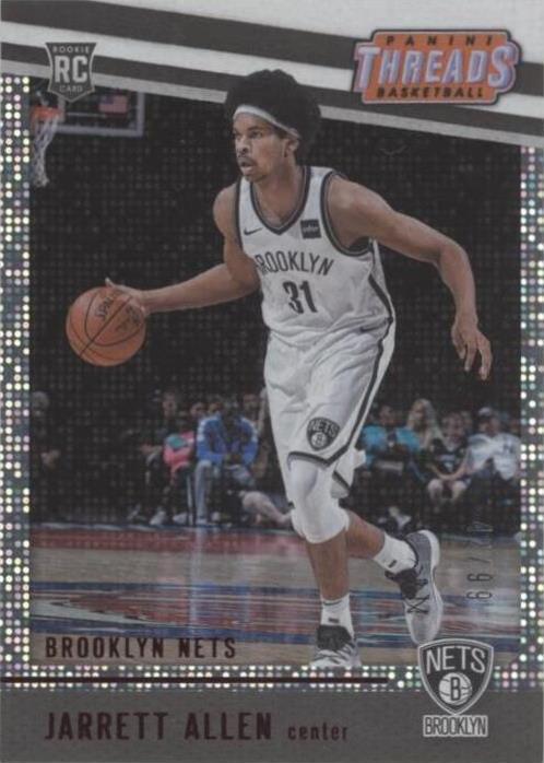 2017-18 Panini Threads - Jarrett Allen #95 Red Dazzle /99 (RC) for sale ...