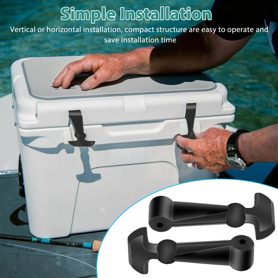 4Pcs Rubber T-handle Cooler Latches Non Slip Replacement Parts For YETI ...