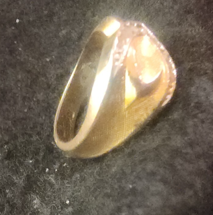 Nice Vintage 10 kt gold filled HM Stamped Gold Textured Rhinestone ...