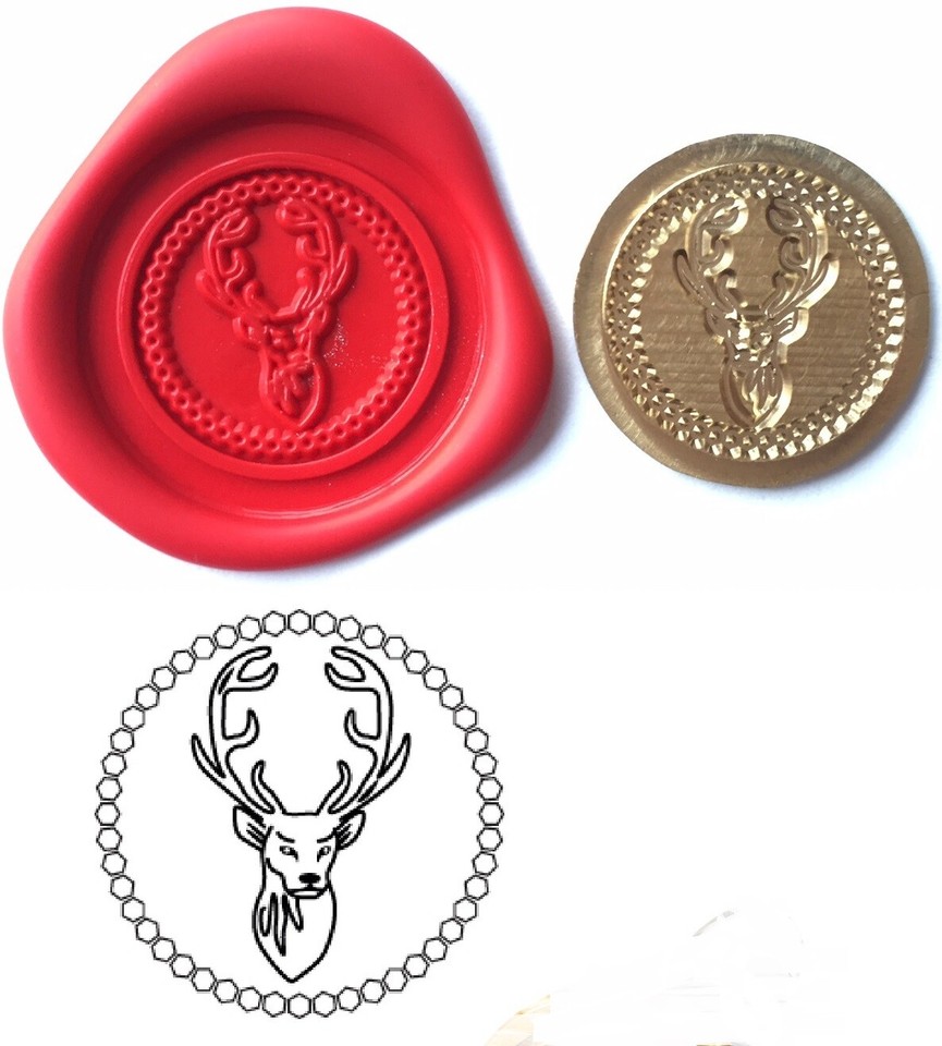 Melt Wax Seals Stamp Sealing COINS ONLY wax envelope seals 300+ Design ...