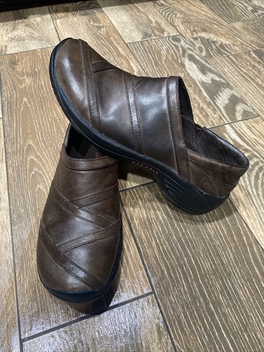Merrell womens coffee bean espresso encore eclipse 2 slip on clogs size ...