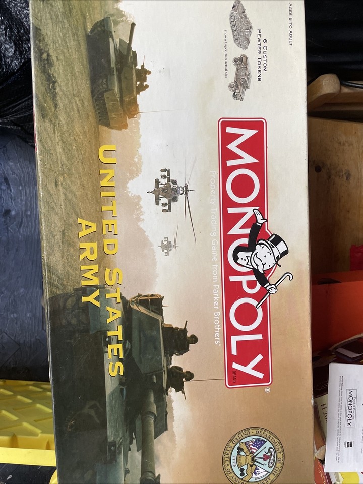 2002 Monopoly United States Army Edition | USAopoly | Complete ...